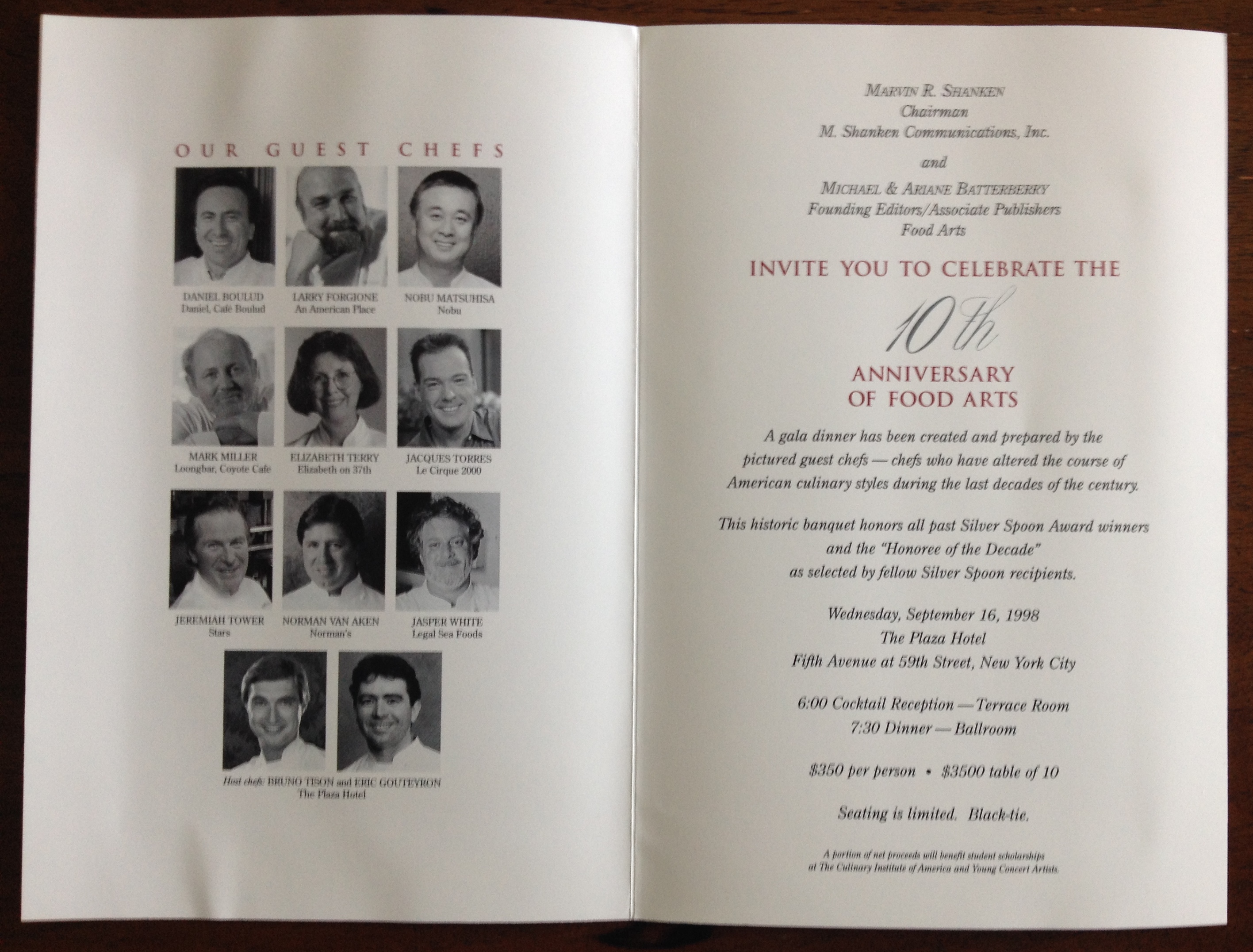 JEREMIAH TOWER; MY TREASURE BOOK SERIES - Norman Van Aken
